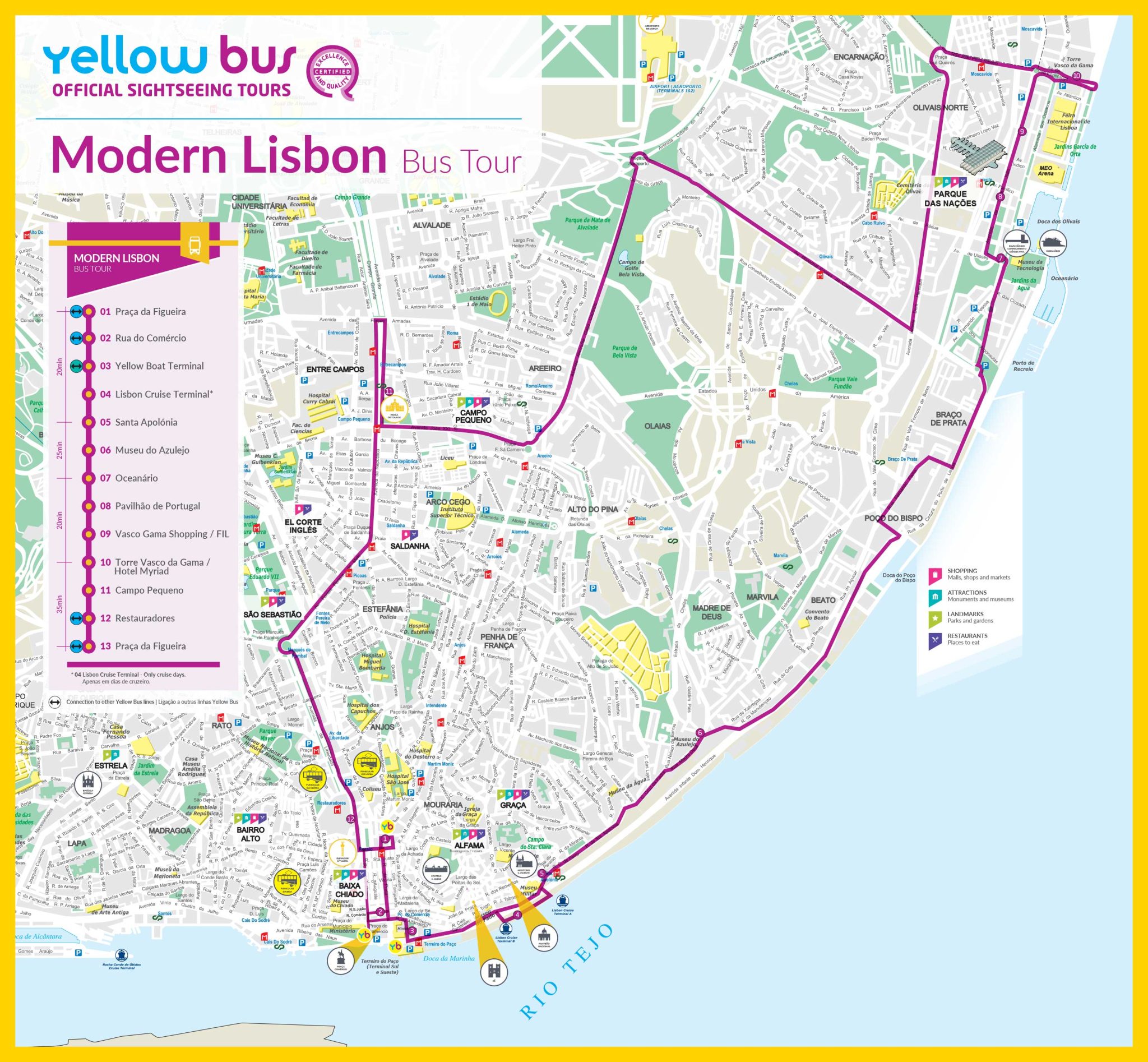 Hop on hop off bus in Lissabon | Tips & tickets | Info, tips & Tickets