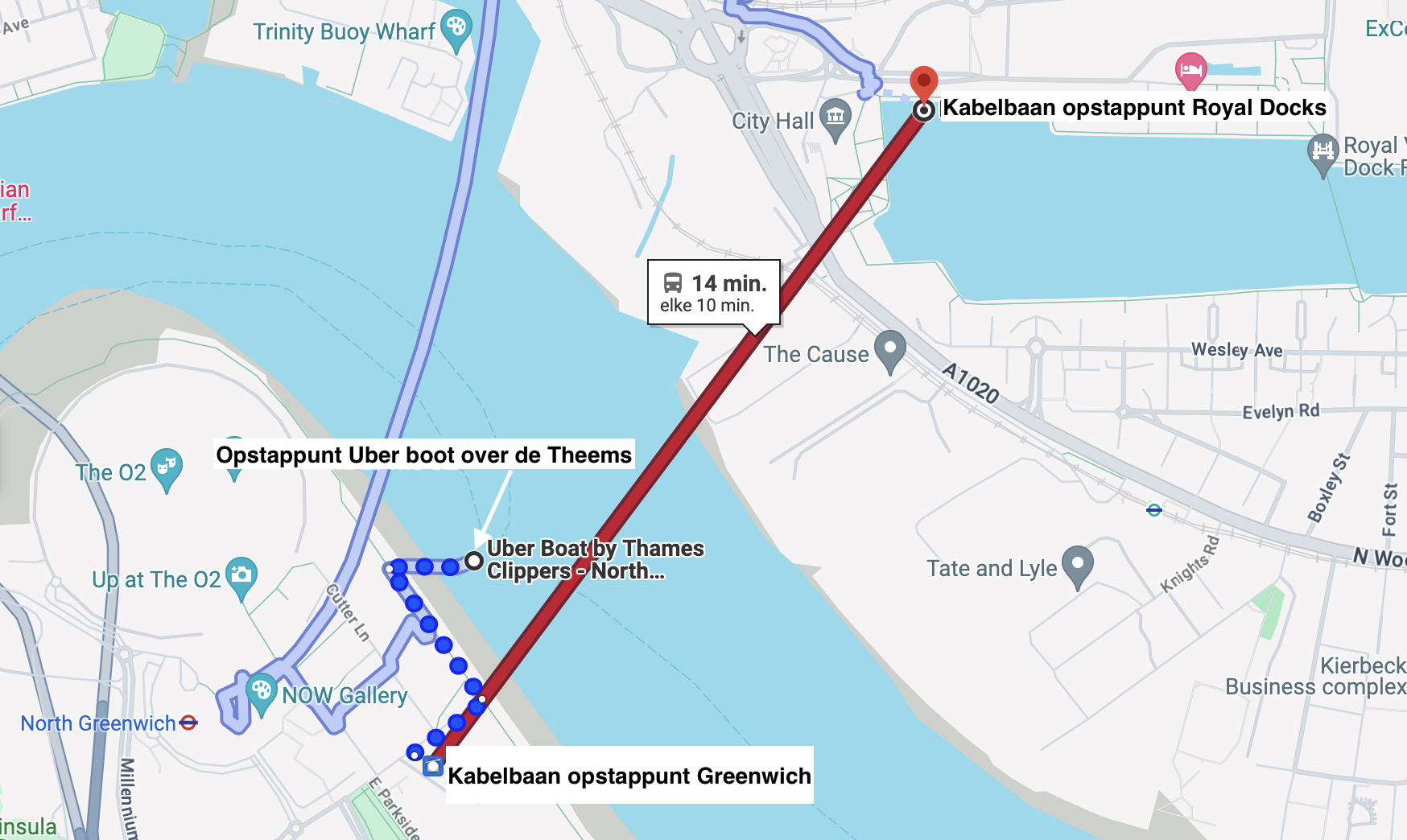 Kabelbaan van Londen | Info, tips & tickets