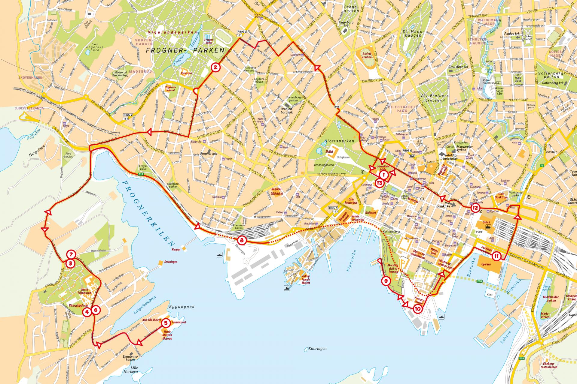 Hop on hop off bus in Oslo | Info & tickets